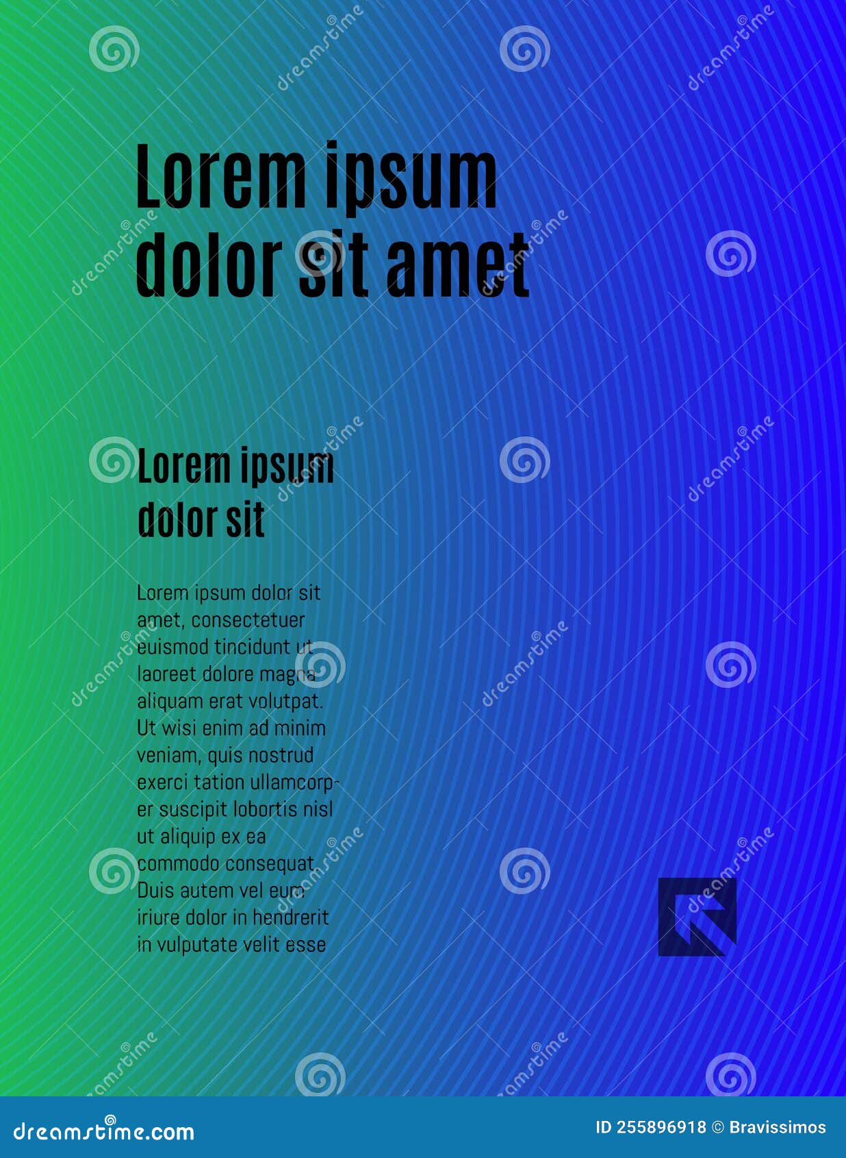 Circle Target Geometric Pattern, Center Vector Background with Text ...