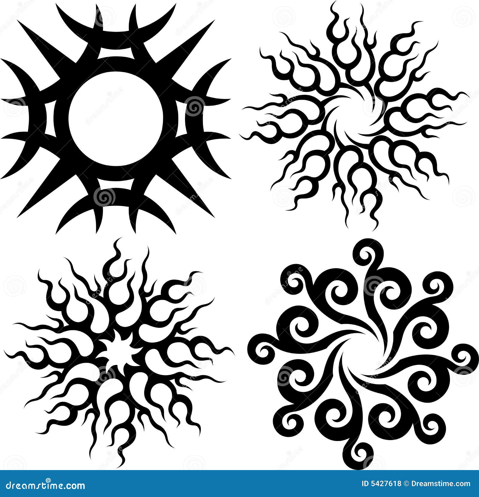 Circle tattoo stock vector. Illustration of badge, lines - 5427618