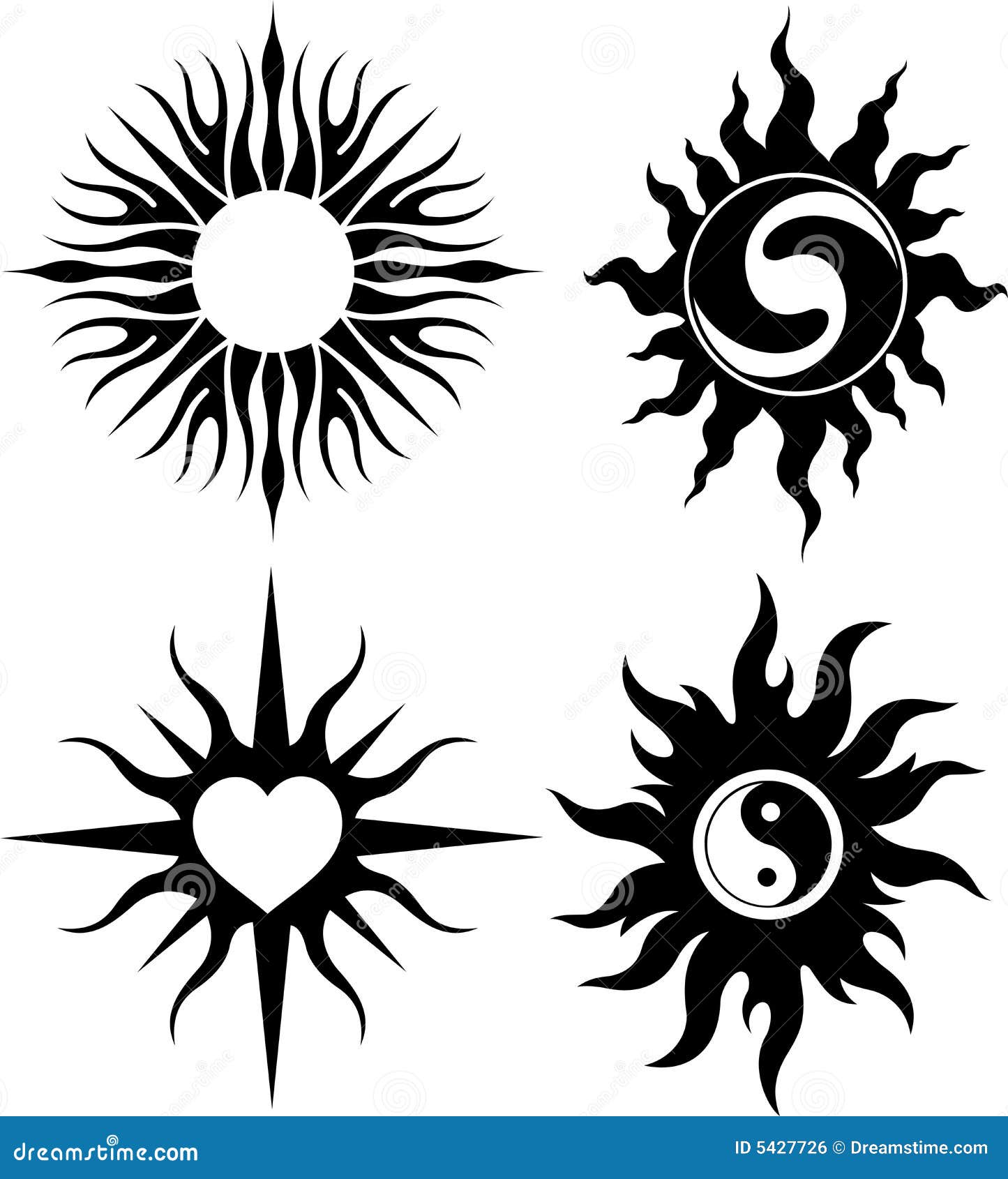 Circle tattoo stock vector. Illustration of background - 5427726