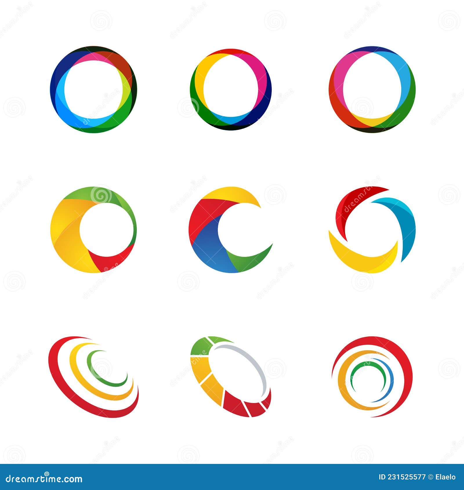 Circle Techno Vector Icon Design Stock Vector - Illustration of simple ...