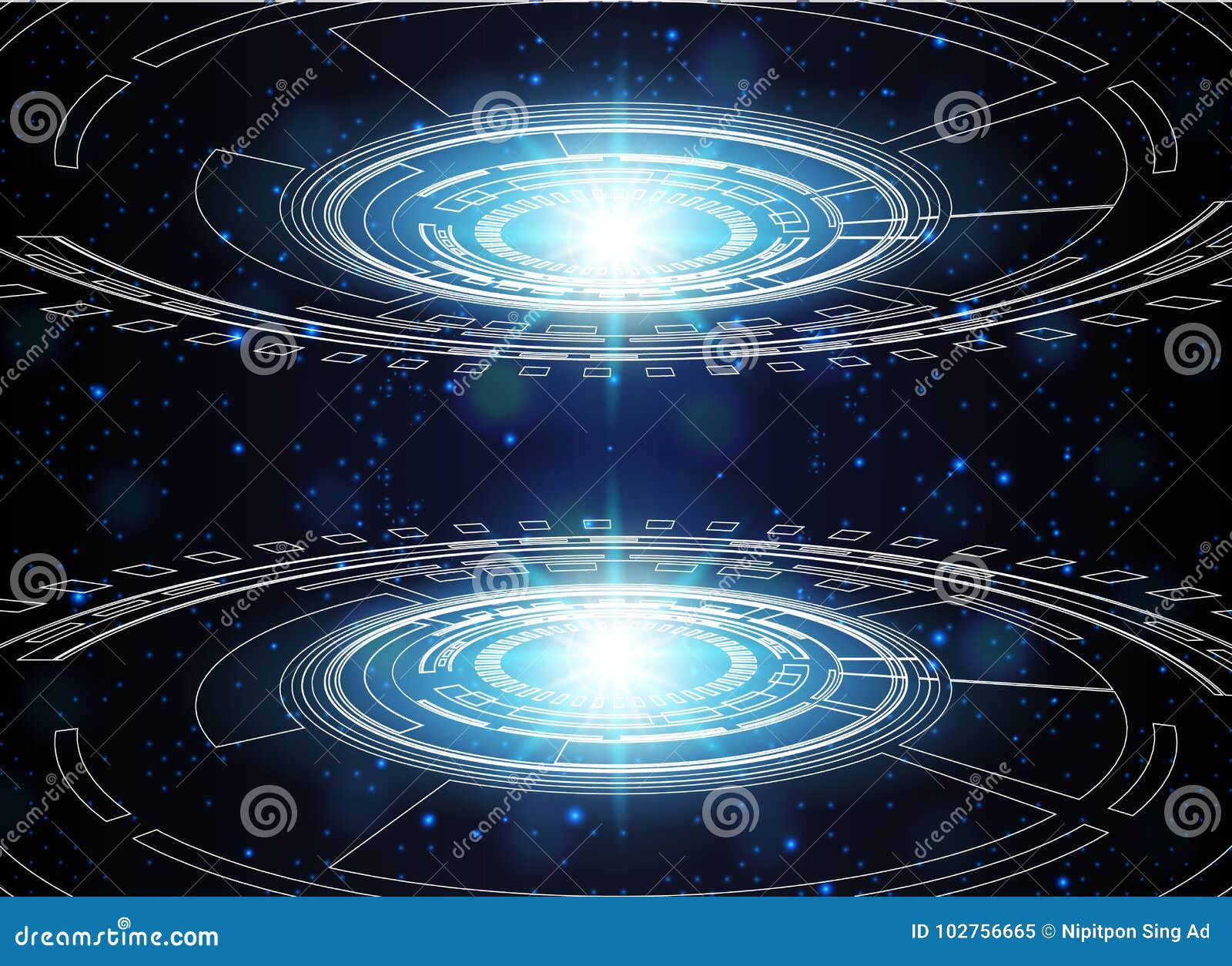 Circle Technology Background, Abstract Technology Concept Background ...