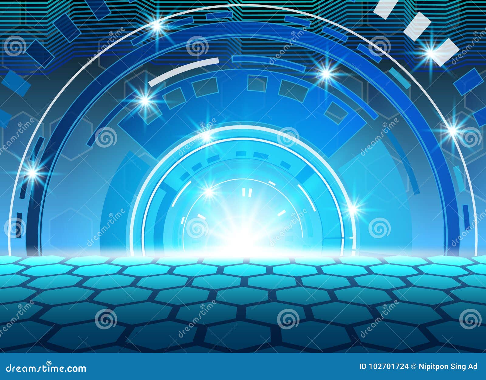 Circle Technology Background, Abstract Technology Concept Background ...