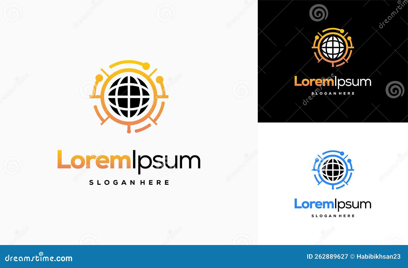 Circle Technology Logo Template, World Tech Logo Designs Vector, Logo ...