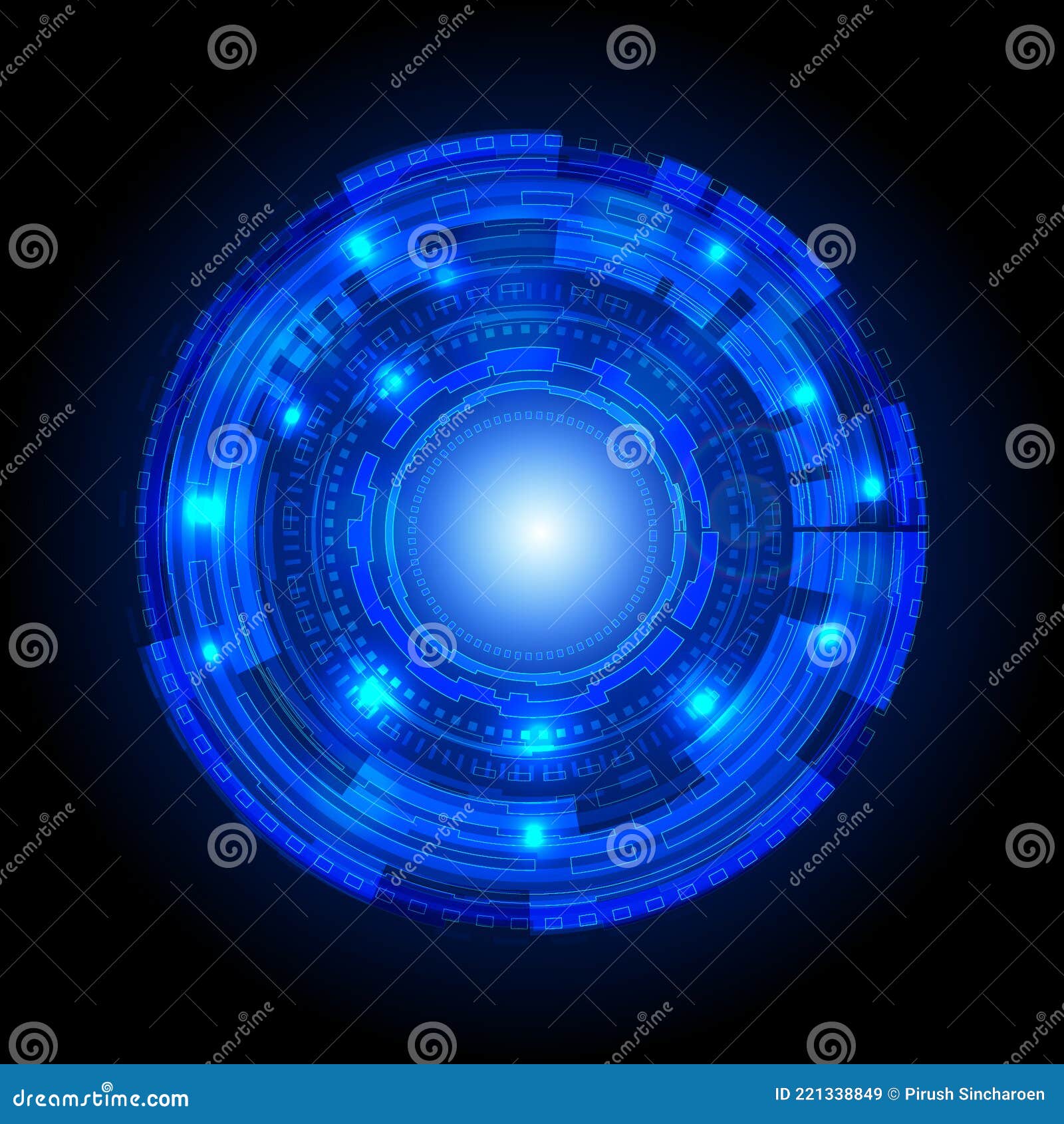 Technology Circle.1,circle Element, Featured, Sorted, Dotted Shadow ...