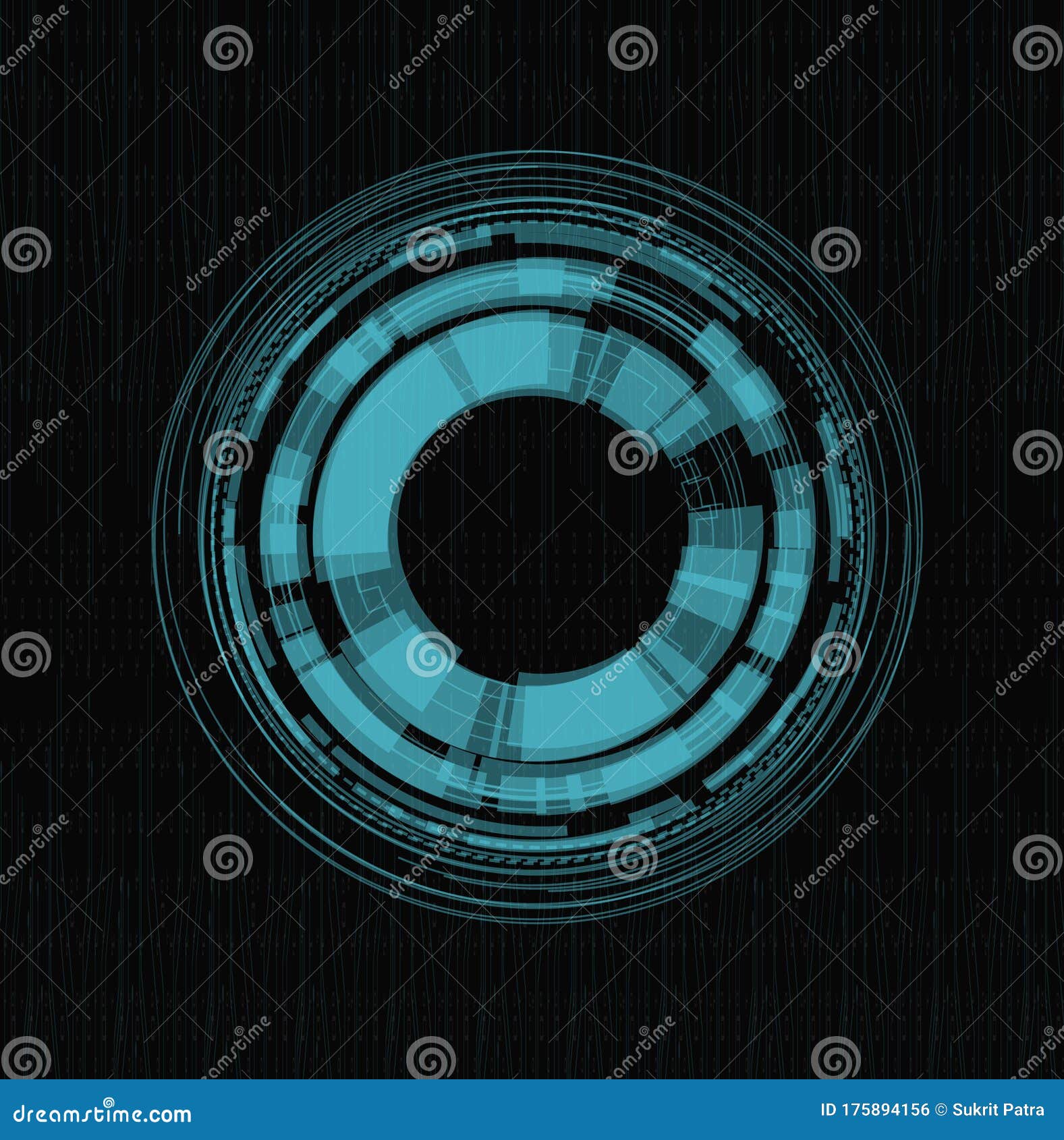 Circle, Technology Wheel Modern Black Background Goal Setting ...