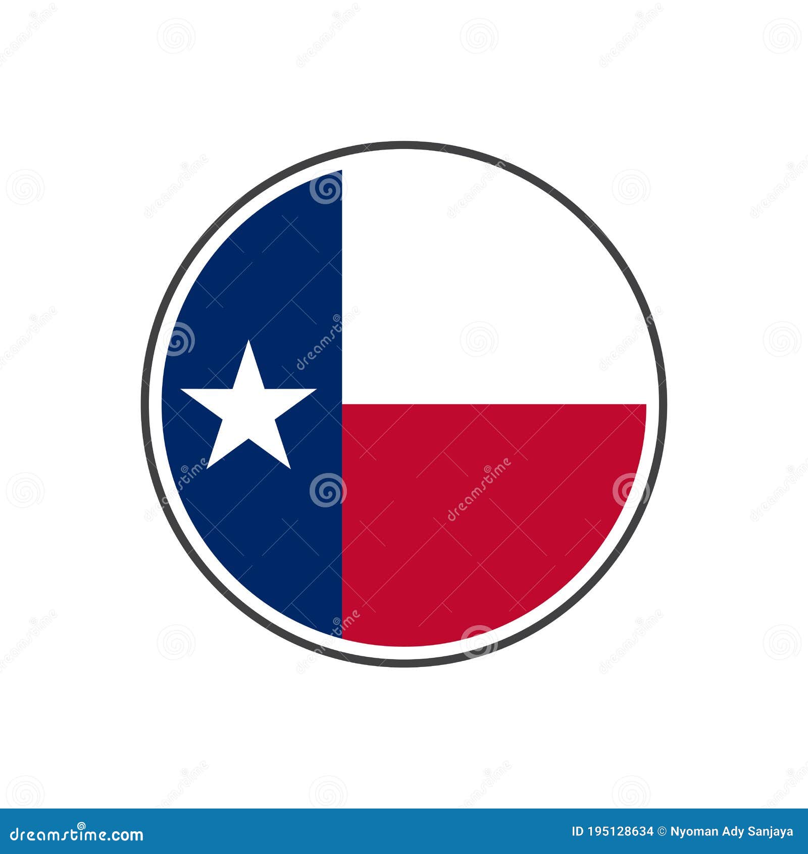Texas Flag Border