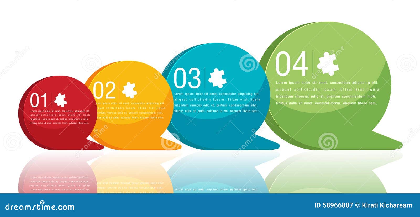 Circle Text Box Design For Your Content Vector Illustration ...