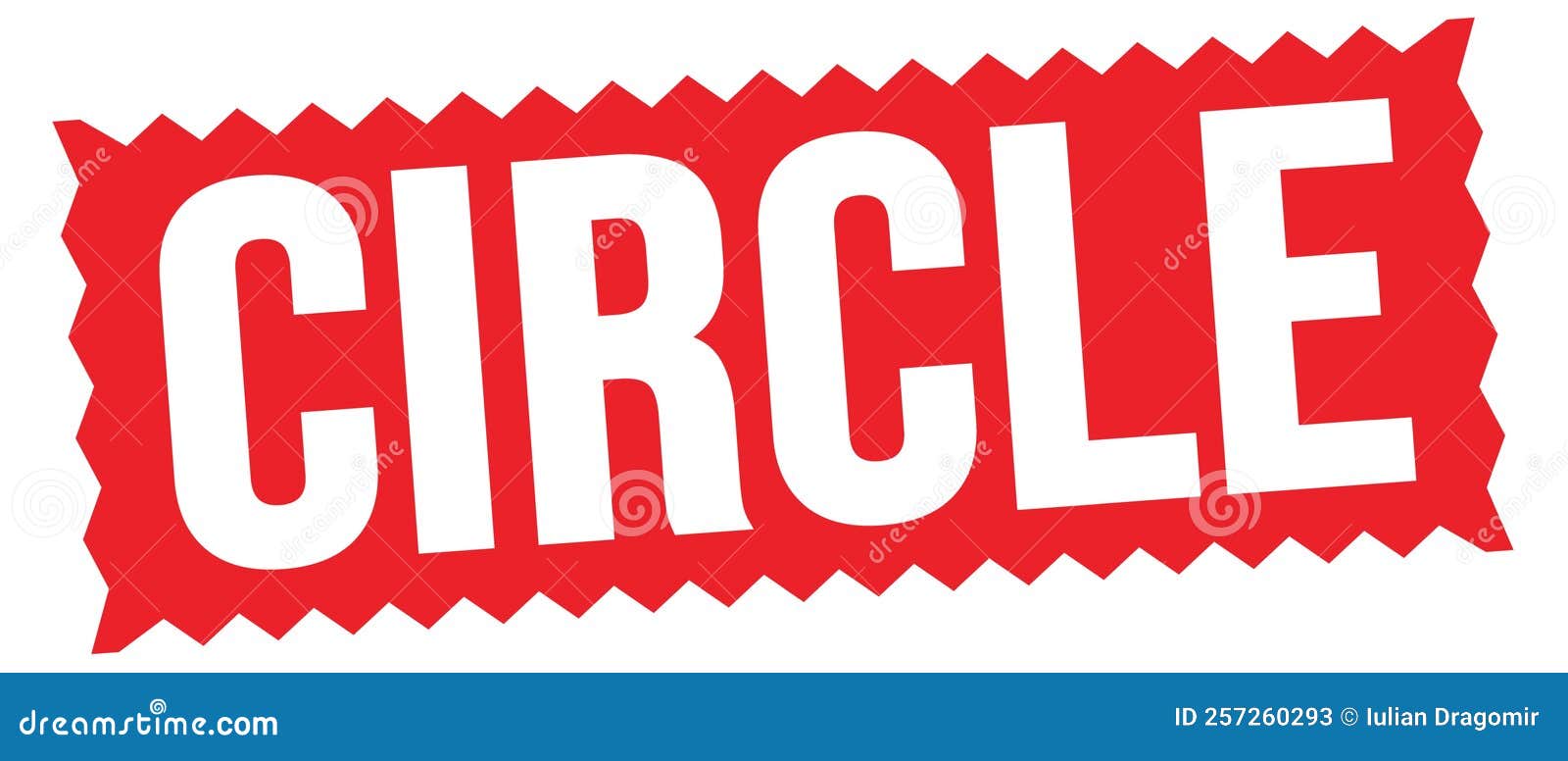 CIRCLE Text Written on Red Stamp Sign Stock Illustration - Illustration ...