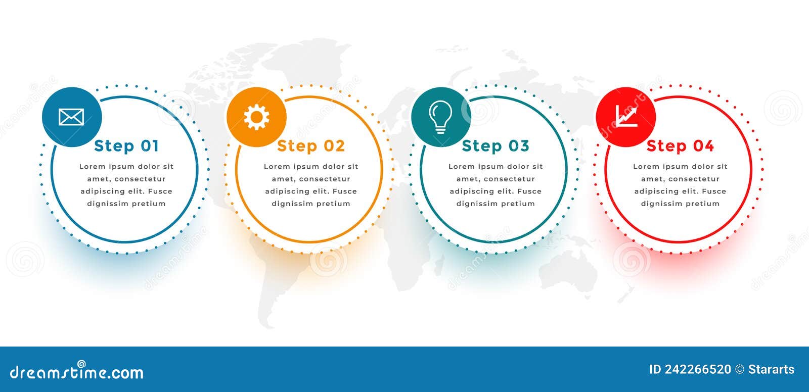 Circle Timeline Infographic Template Design Stock Vector - Illustration ...