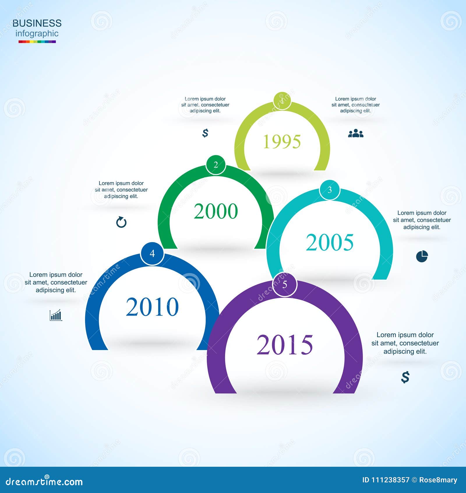 Timeline vector template stock vector. Illustration of information ...