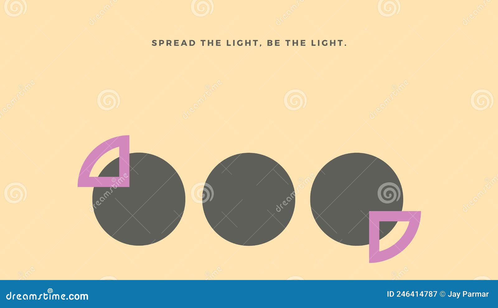 Circle Tropical Collage Desktop Wallpaper Stock Image | CartoonDealer ...