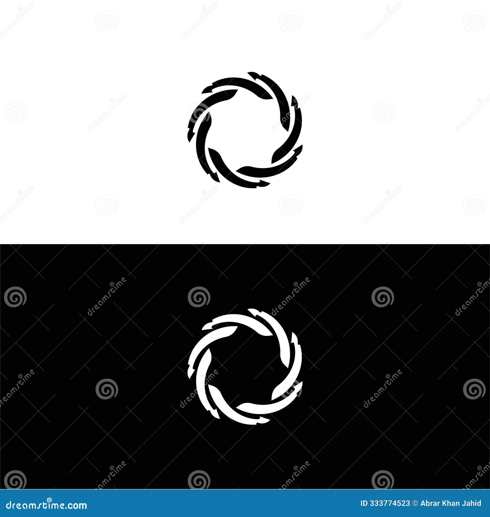 Circle Unique Vector Logo Template Design . Circle Icon Stock ...