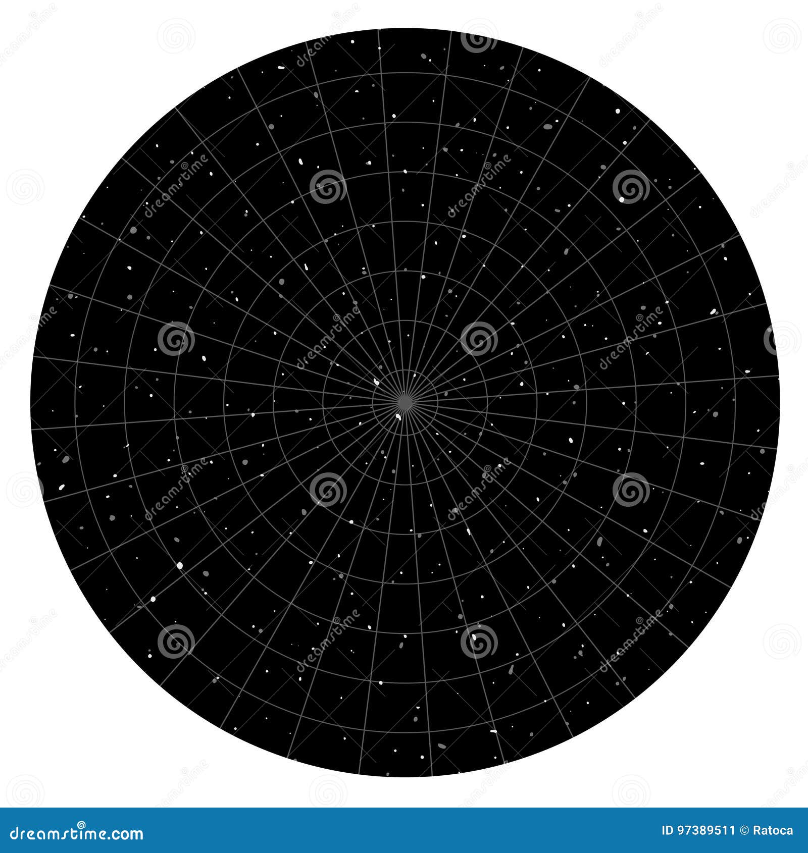 Circle Universe Illustration Stock Vector - Illustration of milky ...