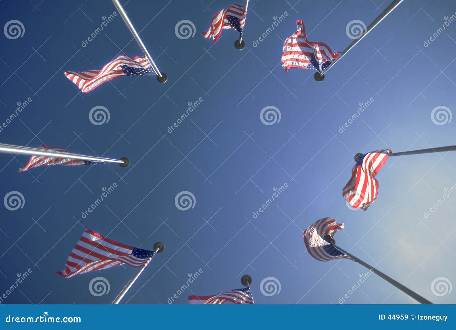 Circle of US Flags stock image. Image of security, blod - 44959