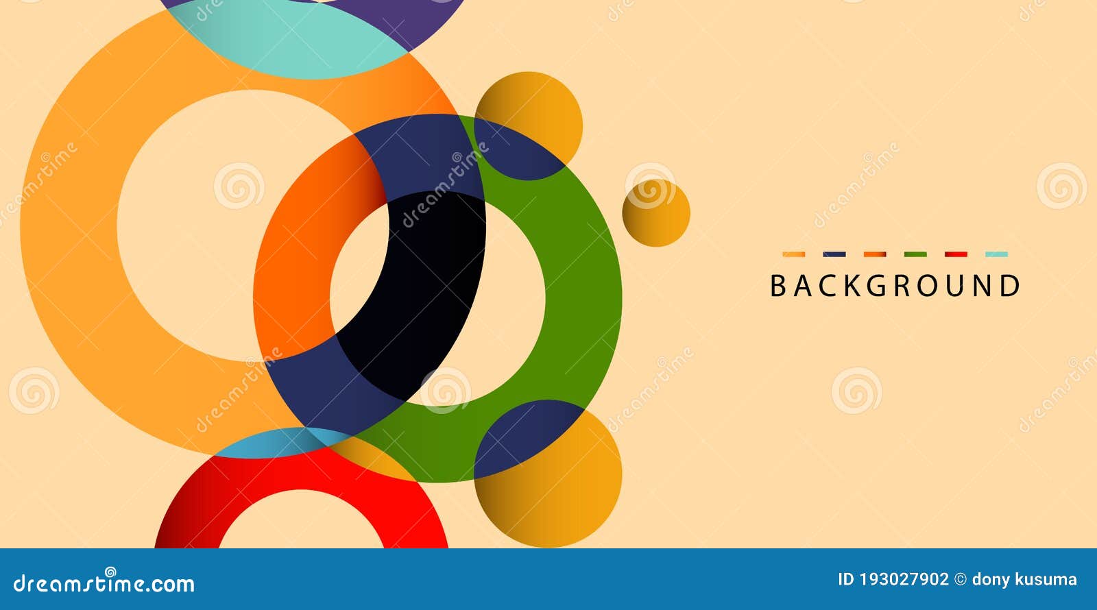 Circle Vector Design for Banner Print and Wallpaper Background Stock ...