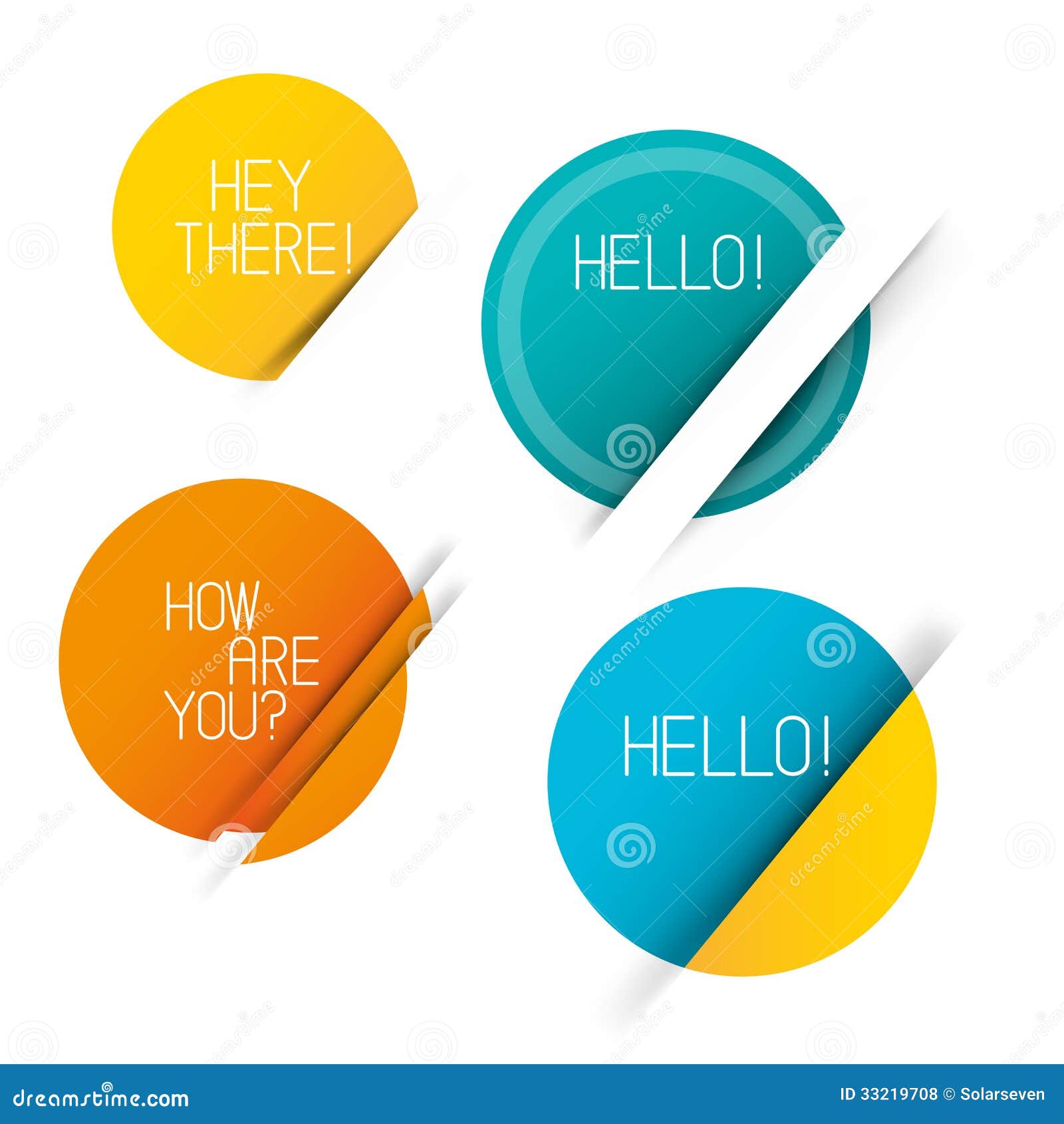 Circle Vector Elements stock vector. Illustration of modern - 33219708