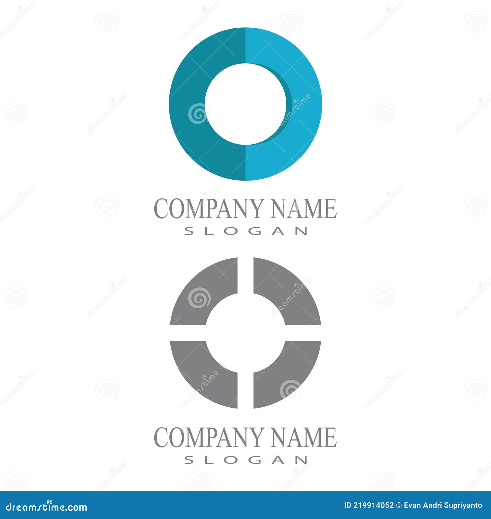 Circle Vector Flat Design Template Stock Vector - Illustration of circle, design: 219914052