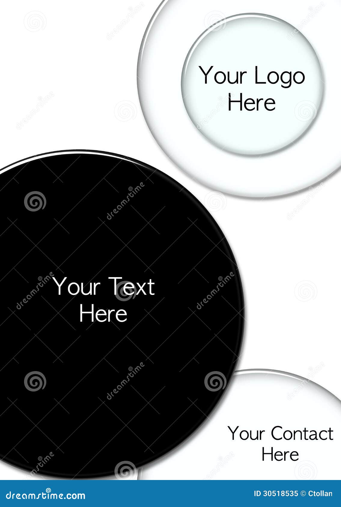 Circle Vector Flyer stock illustration. Illustration of transparent ...