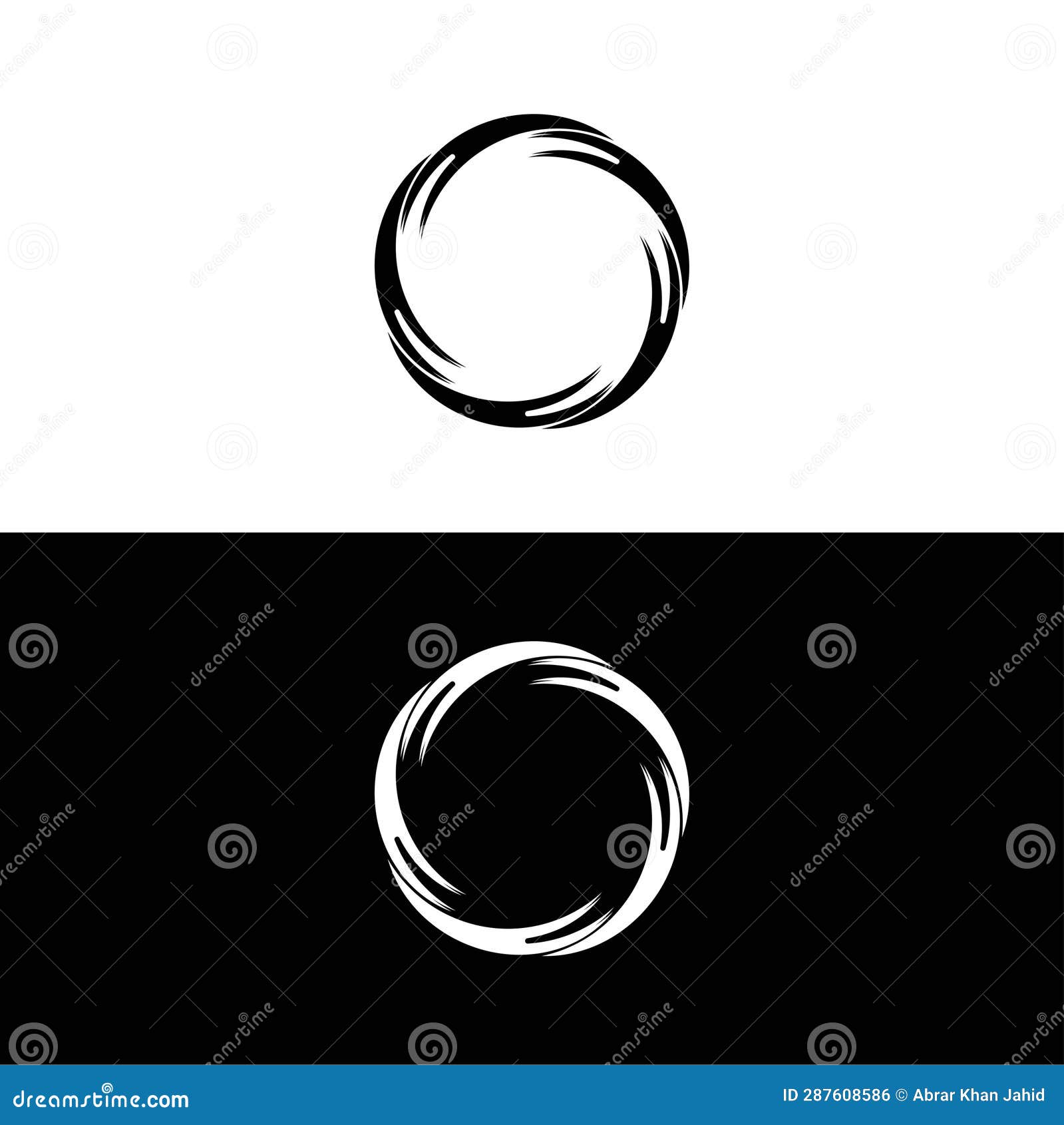 Circle Vector Logo Template Design Stock Vector - Illustration of arrow ...