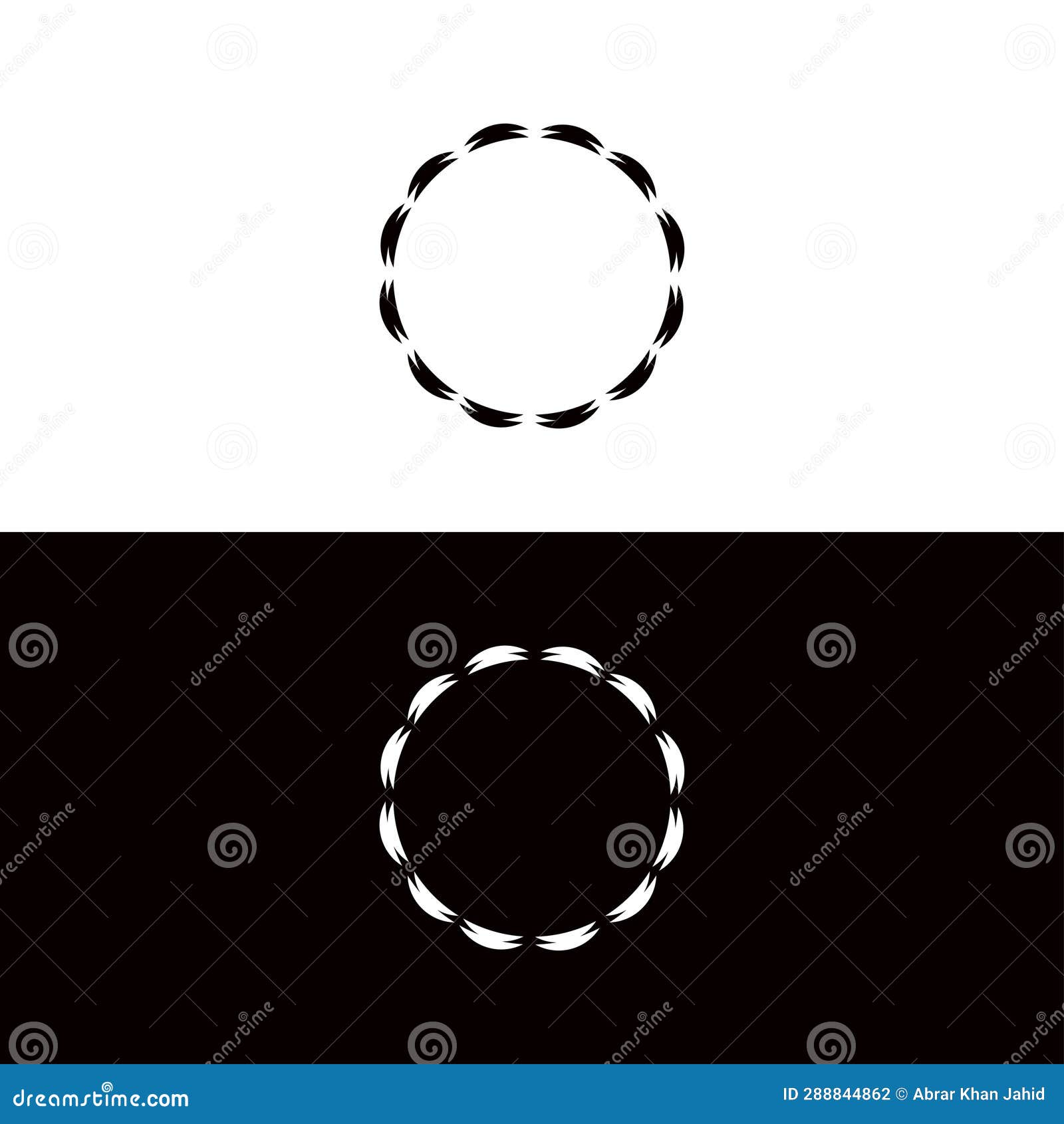 Circle Vector Logo Template Design . Circle Vector Logo Stock Vector ...