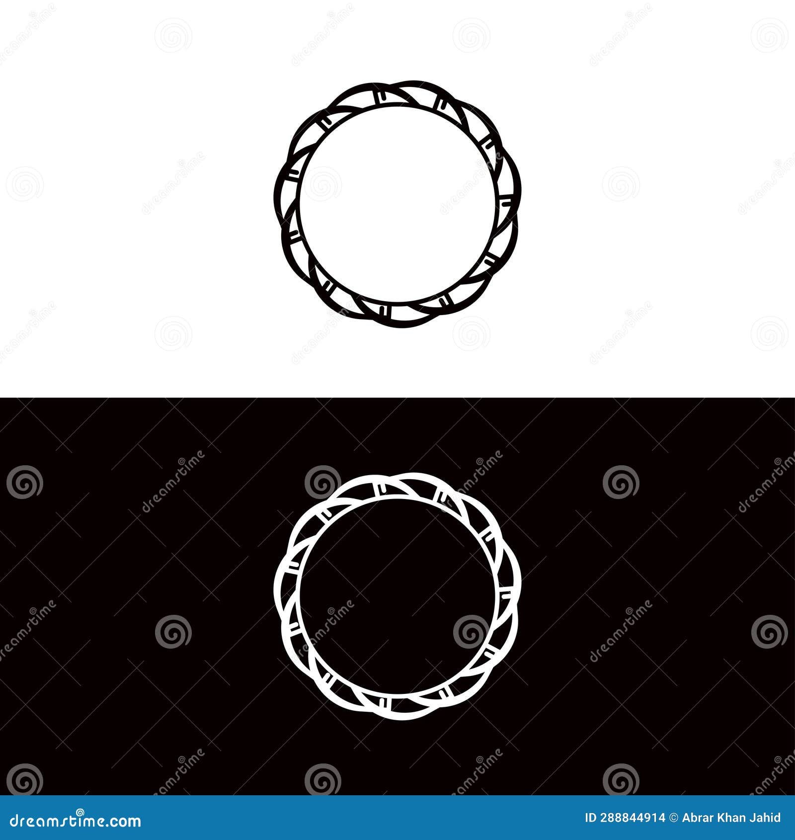 Circle Vector Logo Template Design . Stock Illustration - Illustration ...
