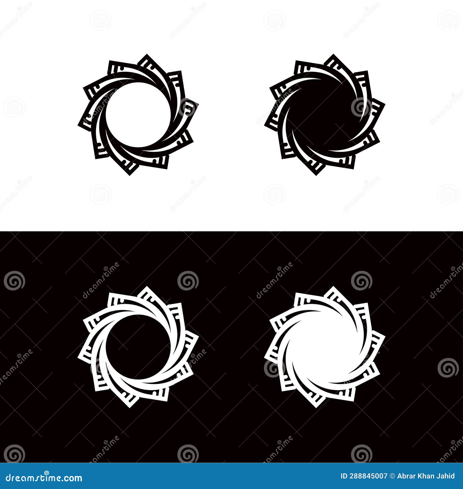 Circle Vector Logo Template Design . Stock Vector - Illustration of ...