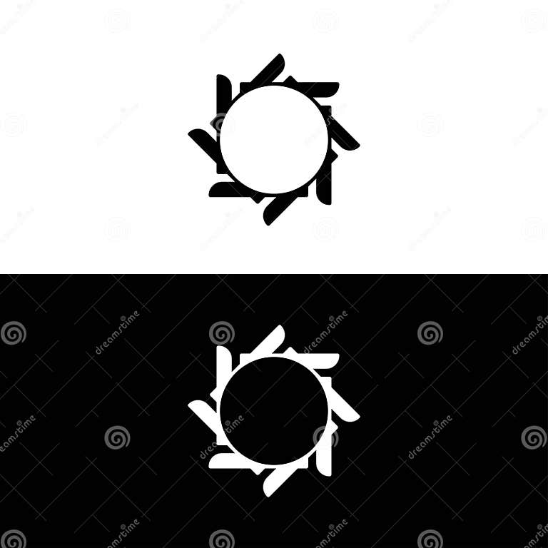 Circle Vector Logo Template Design Circle Icon Stock Vector