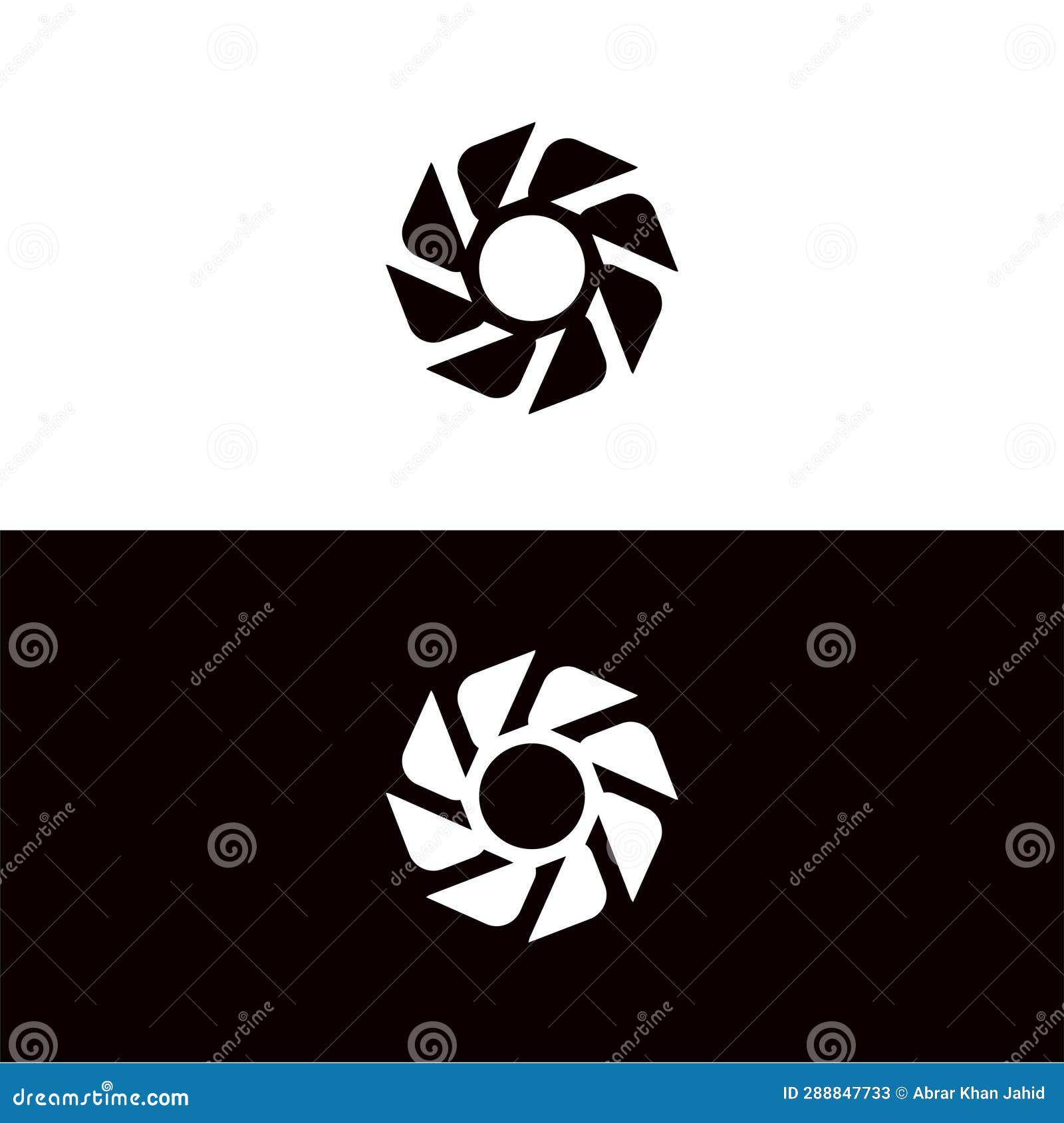 Circle Vector Logo Template Design Stock Illustration - Illustration of ...