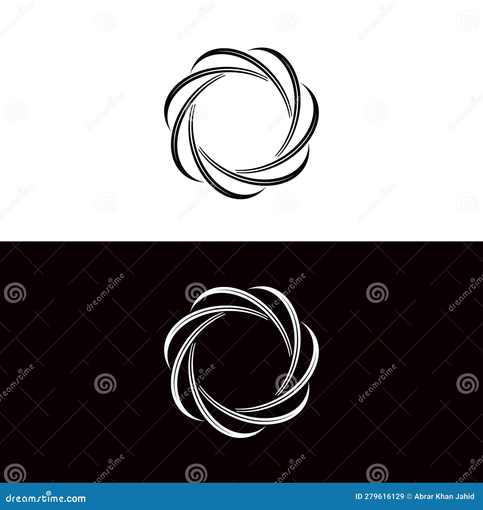 Circle Vector Logo Template Design Stock Illustration - Illustration of ...