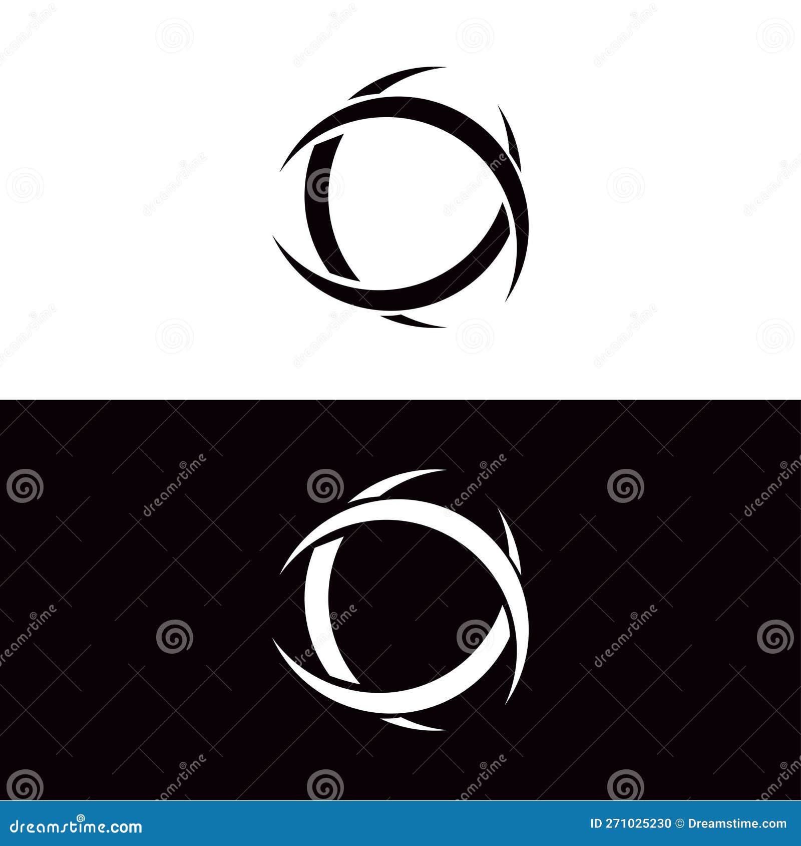 Circle Vector Logo Template Design Stock Vector - Illustration of mark ...