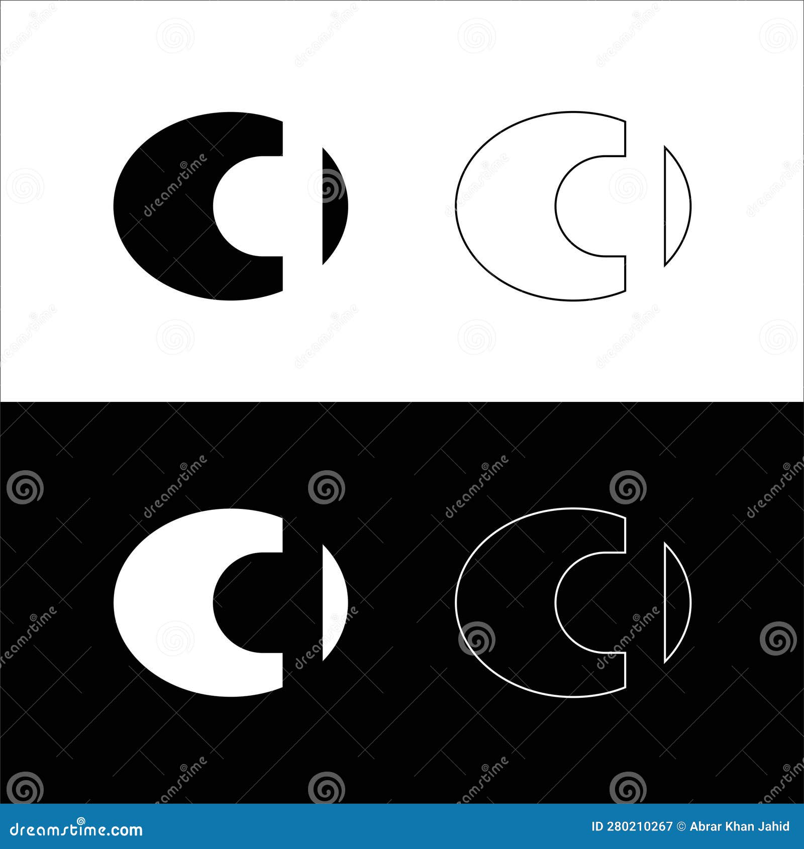 Circle Vector Logo Template Design . Stock Vector - Illustration of ...