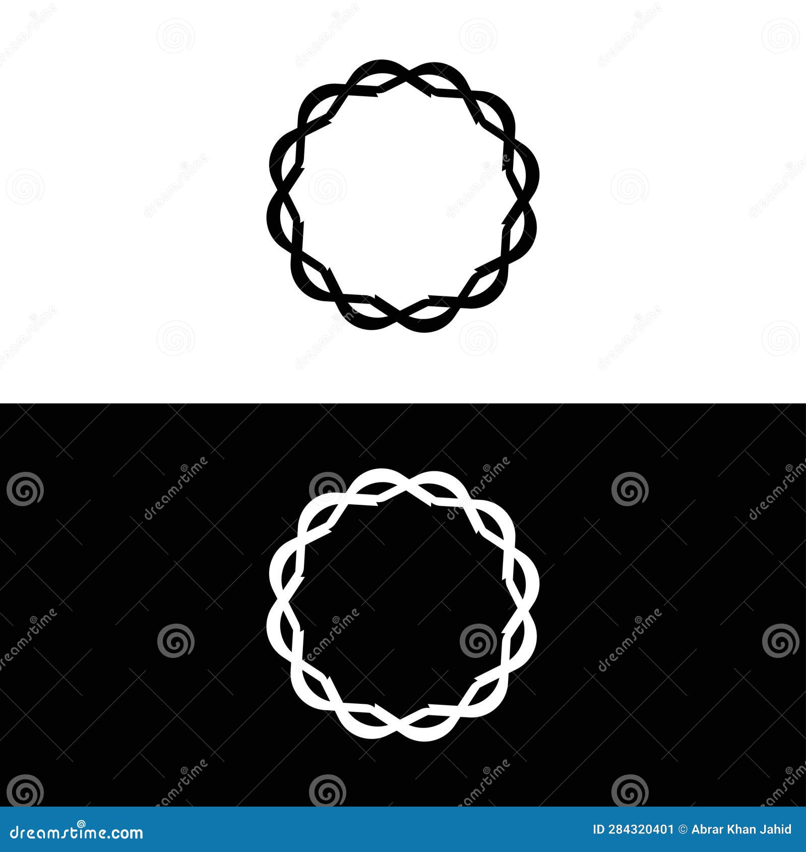 Circle Vector Logo Template Design . Stock Vector - Illustration of ...