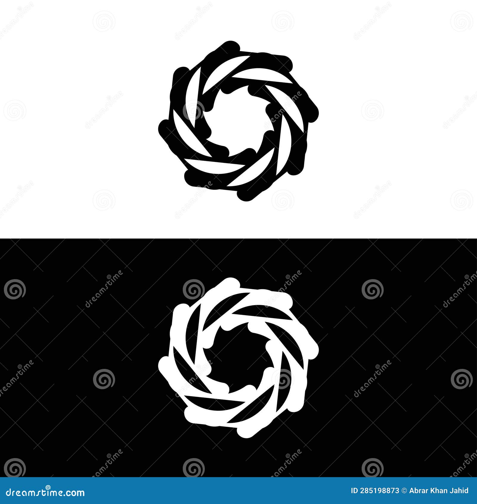 Circle Vector Logo Template Design . Stock Vector - Illustration of ...