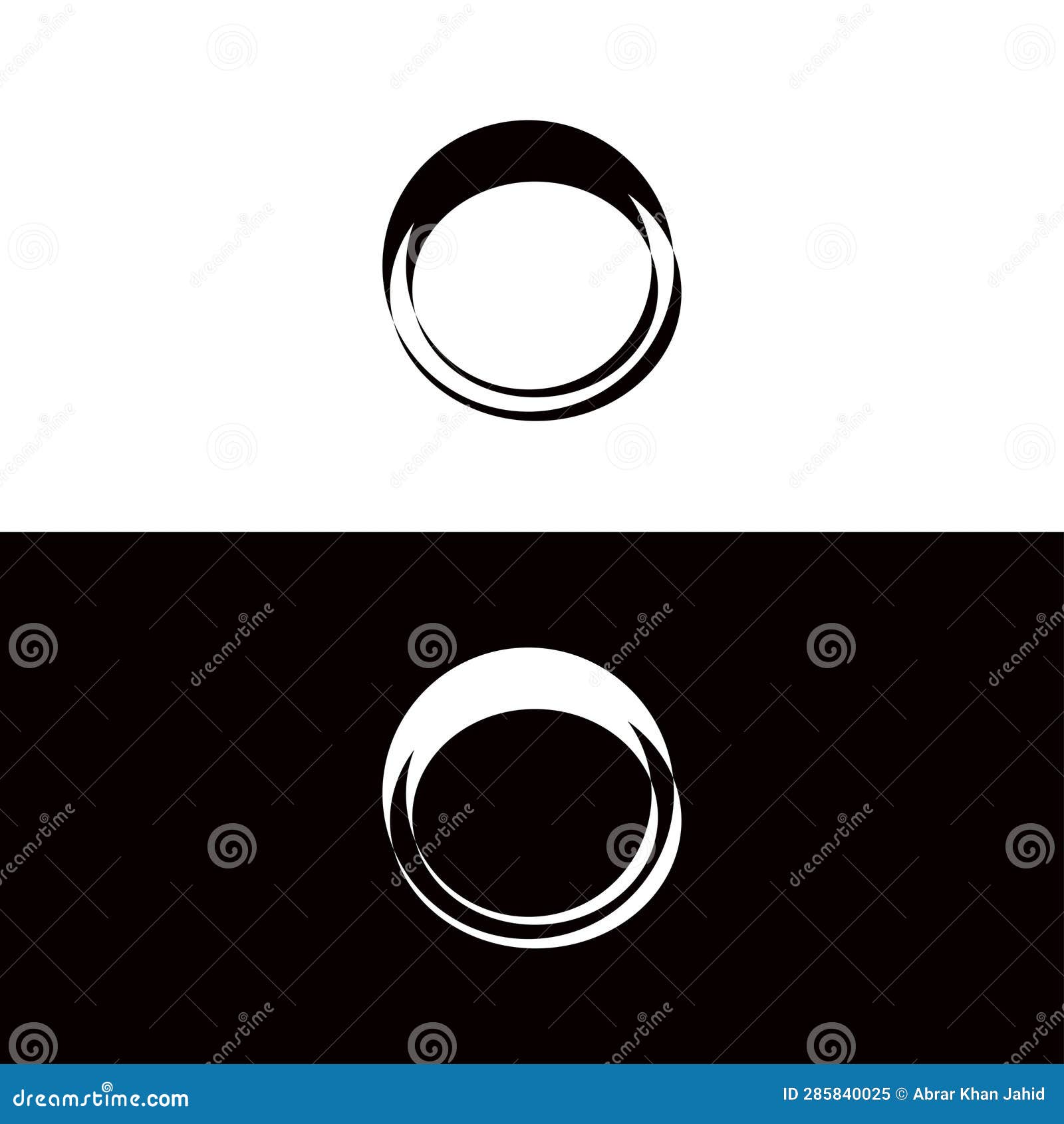 Circle Vector Logo Template Design . Stock Illustration - Illustration ...