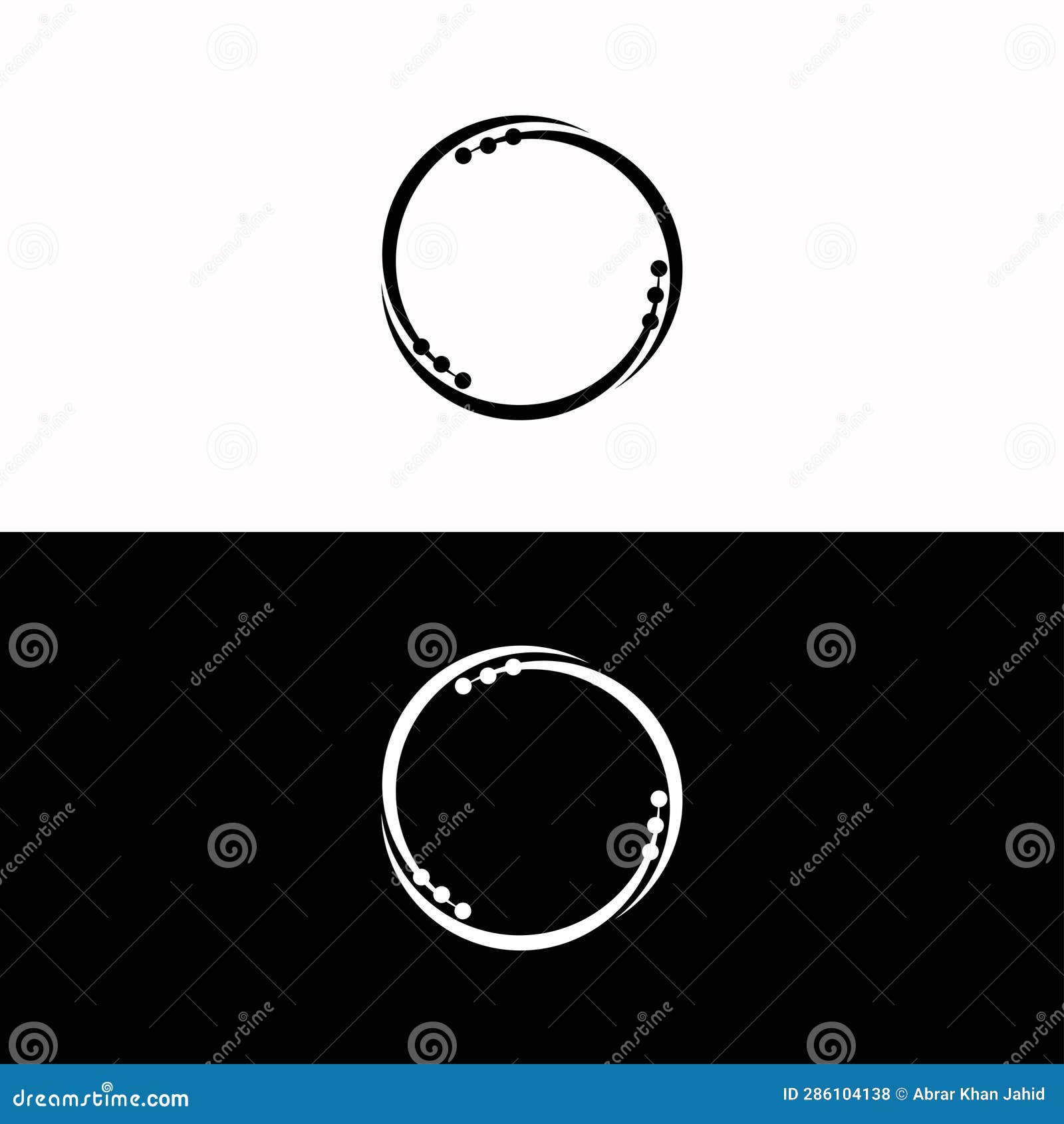 Circle Vector Logo Template Design Stock Vector - Illustration of idea ...