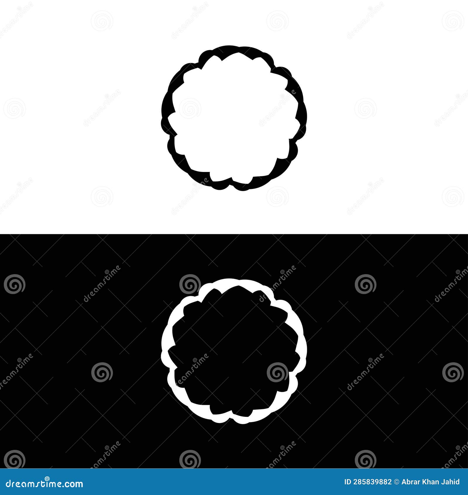 Circle Vector Logo Template Design . Tion Stock Vector - Illustration ...