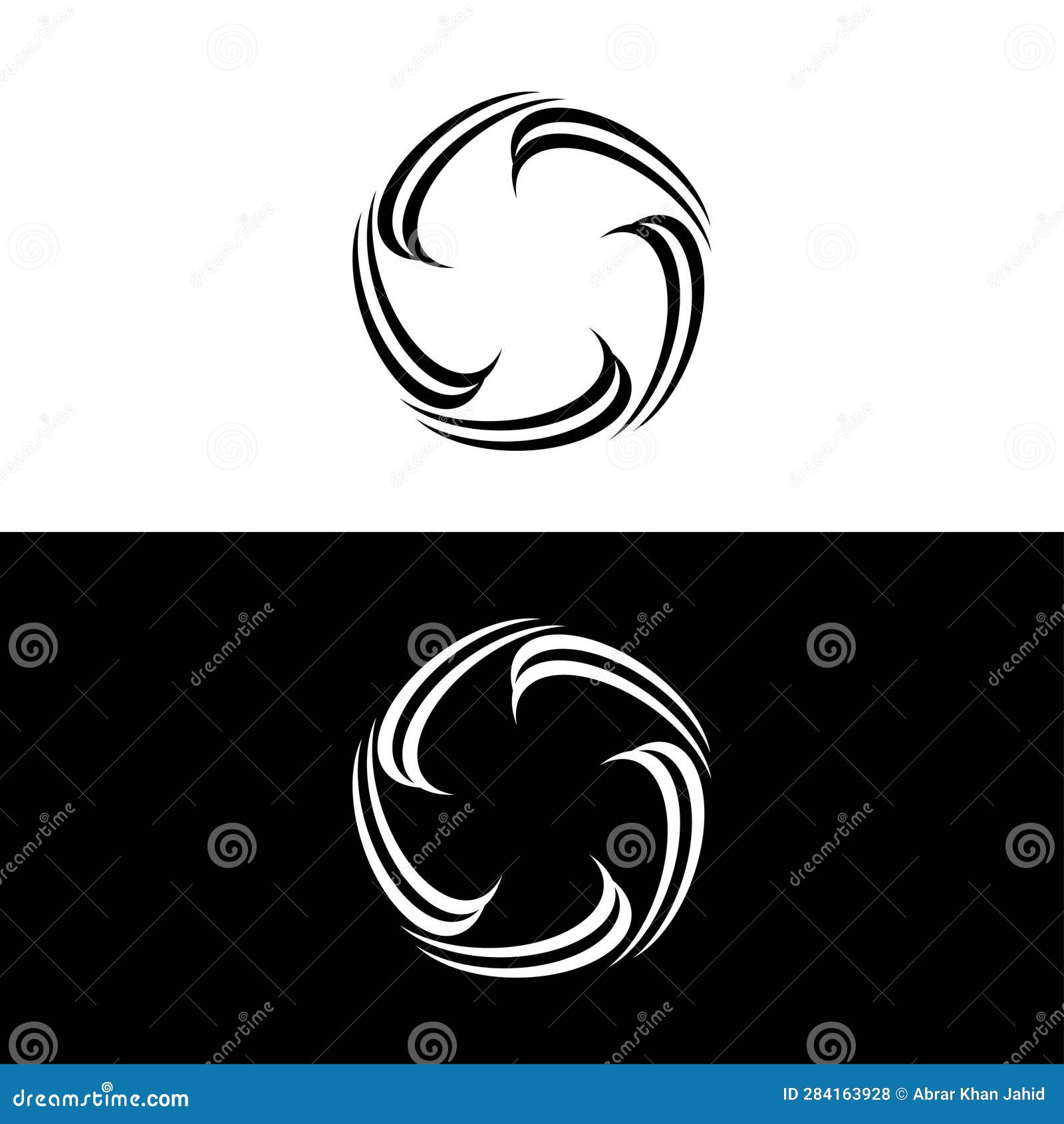 Circle Vector Logo Template Illustration . Stock Vector - Illustration ...