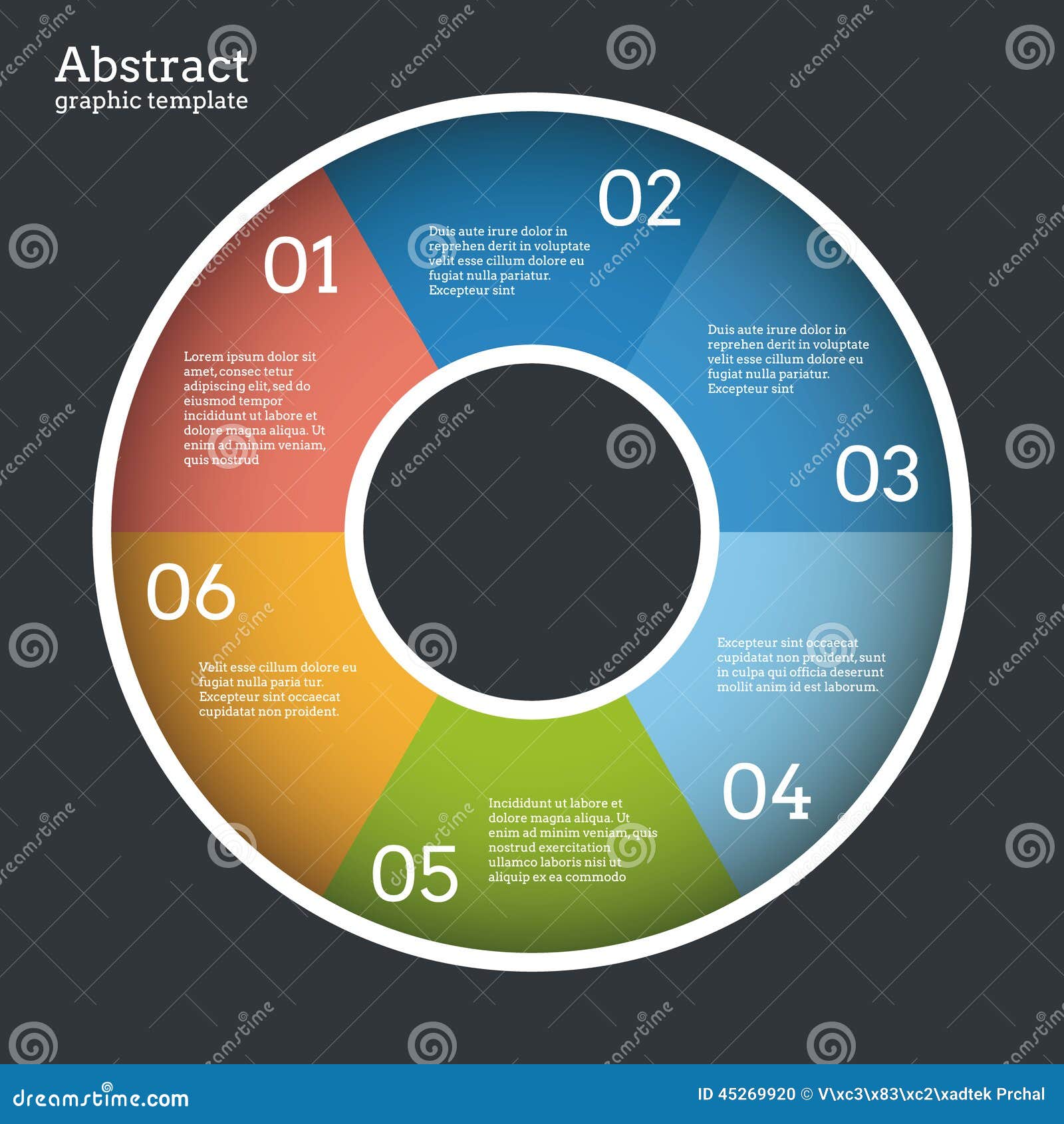 Circle vector template. stock vector. Illustration of circle - 45269920