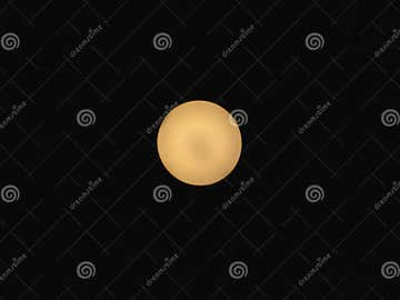 Circle Warm White Lighting Lamp Panel on Ceiling by Bottom View with ...