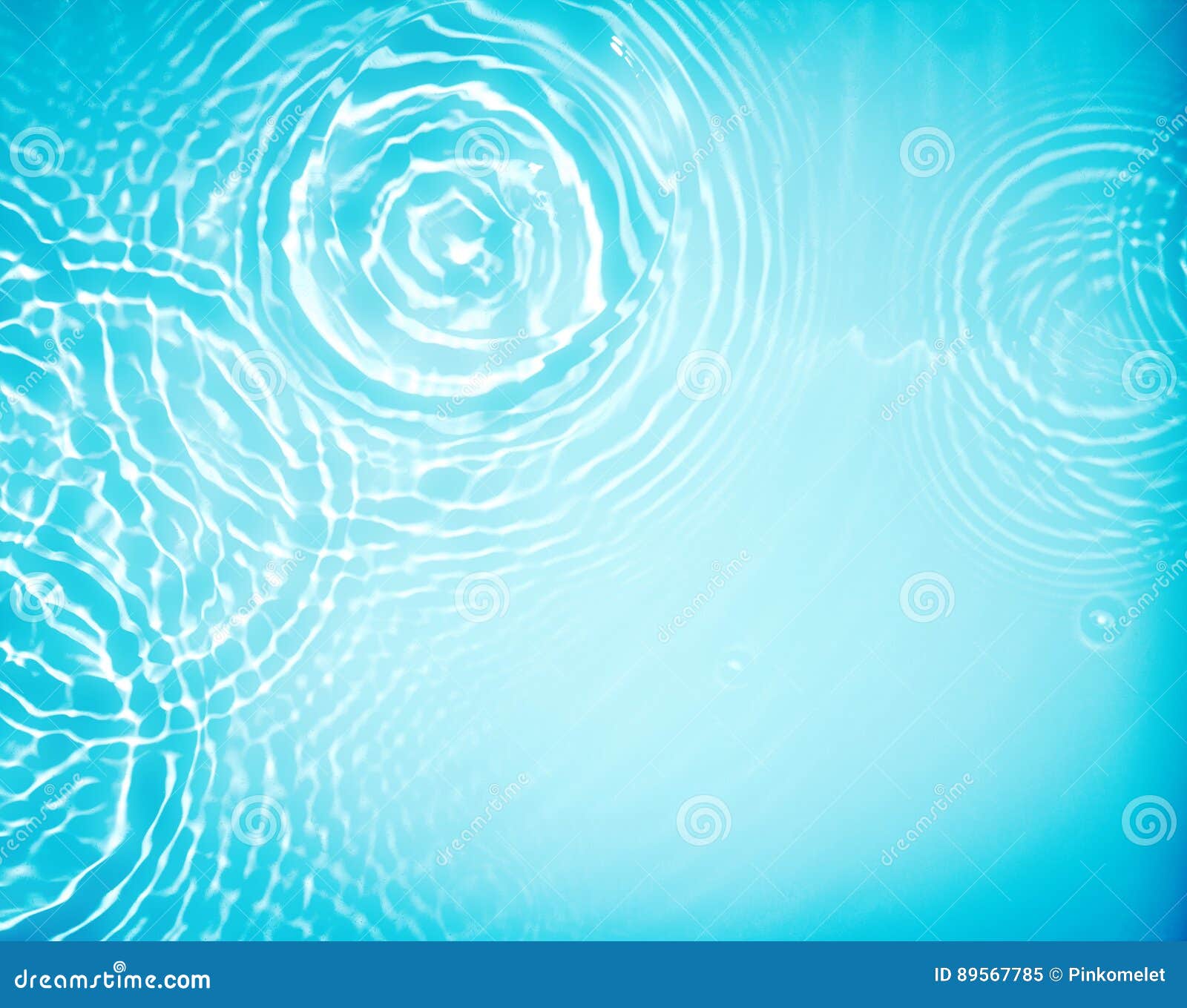 Circle Water Ripple Wave Suface Stock Image - Image of fresh, blue ...