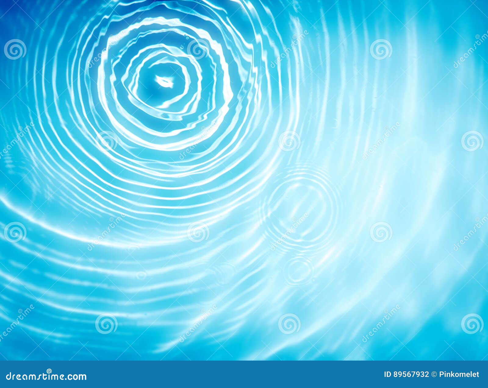 Circle Water Ripple Wave Suface Stock Photo - Image of reflection ...