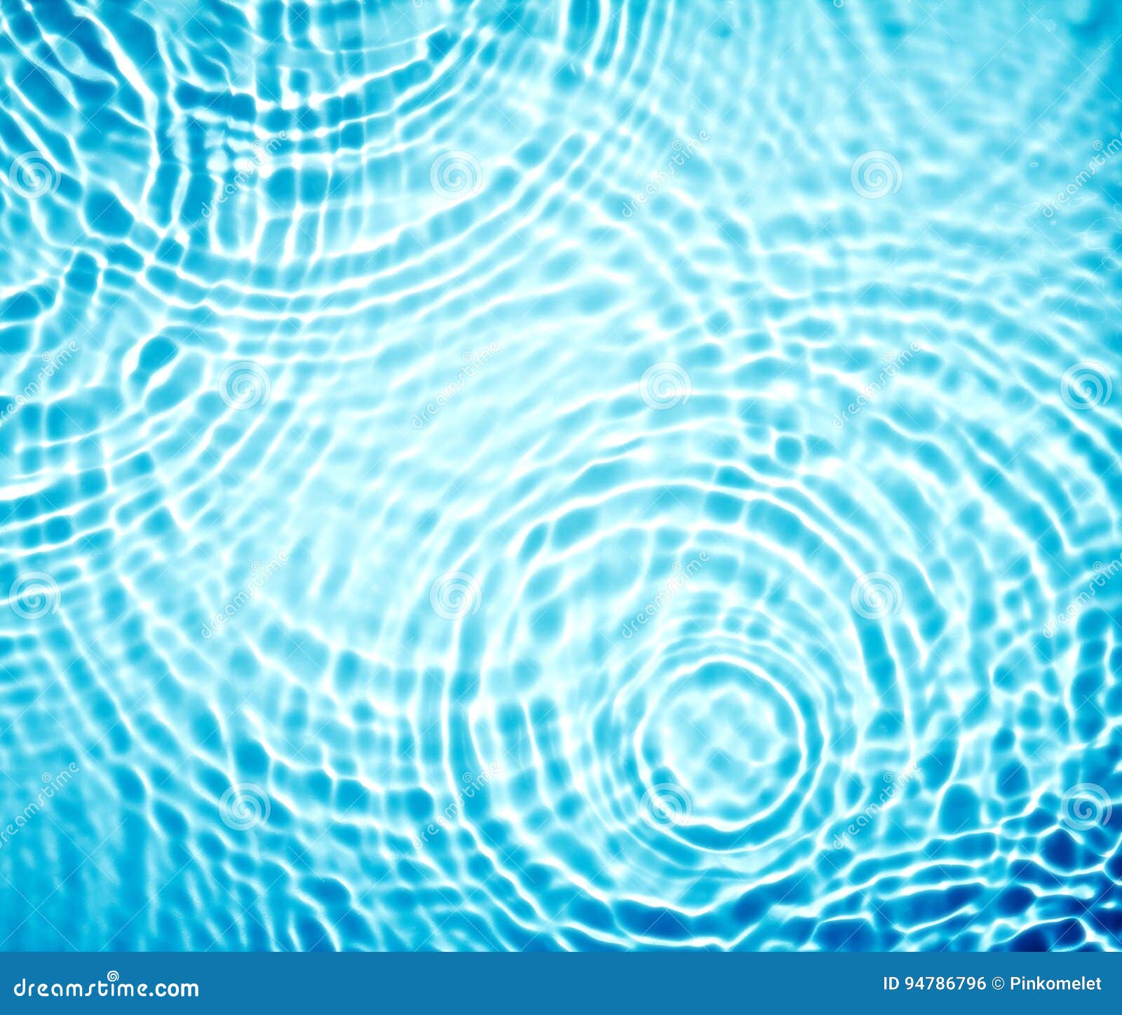 Blue Circle Water Ripple Wave Surface Background Stock Photo - Image of ...
