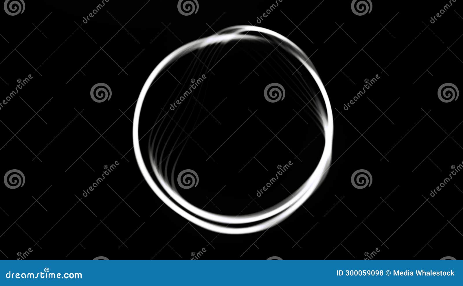 Circle with Wave Edges. Motion. Stylish Minimalistic Equalizer in Shape ...