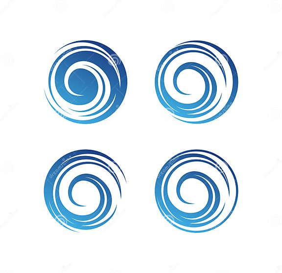Circle Wave Logo Sign stock vector. Illustration of abstract - 214150168