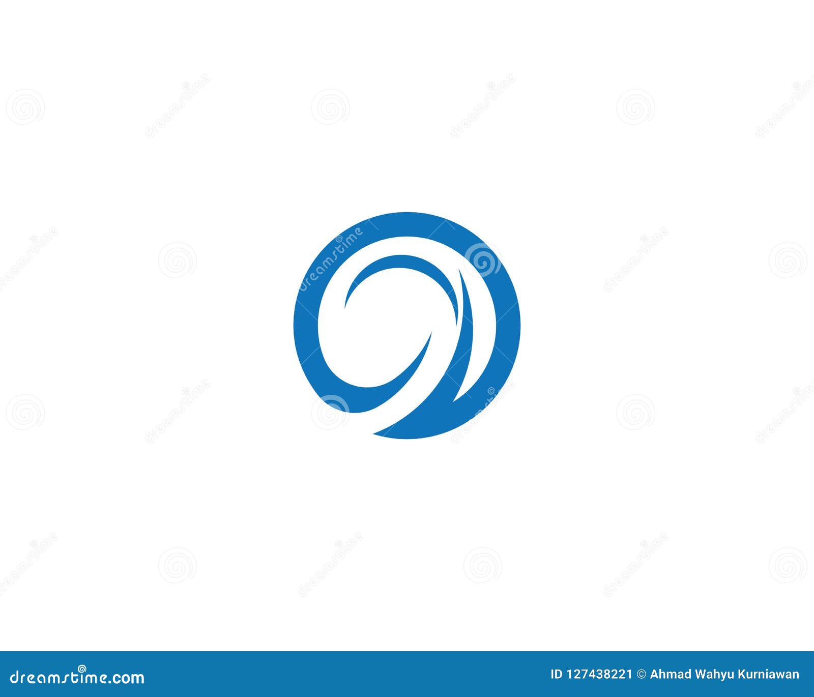 Circle Wave Symbol and Icon Logo Template Stock Vector - Illustration ...
