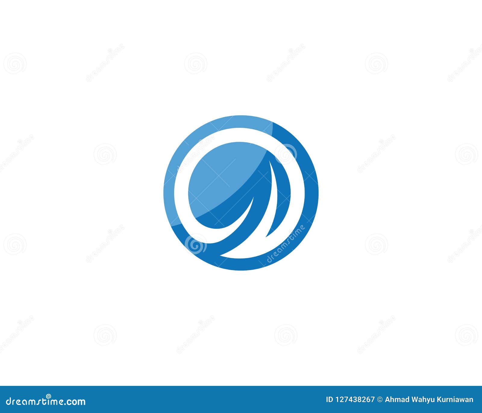 Circle Wave Symbol and Icon Logo Template Stock Vector - Illustration ...