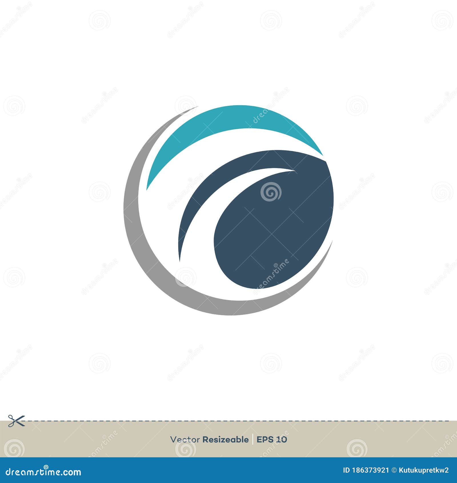 Circle Wave Vector Logo Template Illustration Design. Vector EPS 10 ...