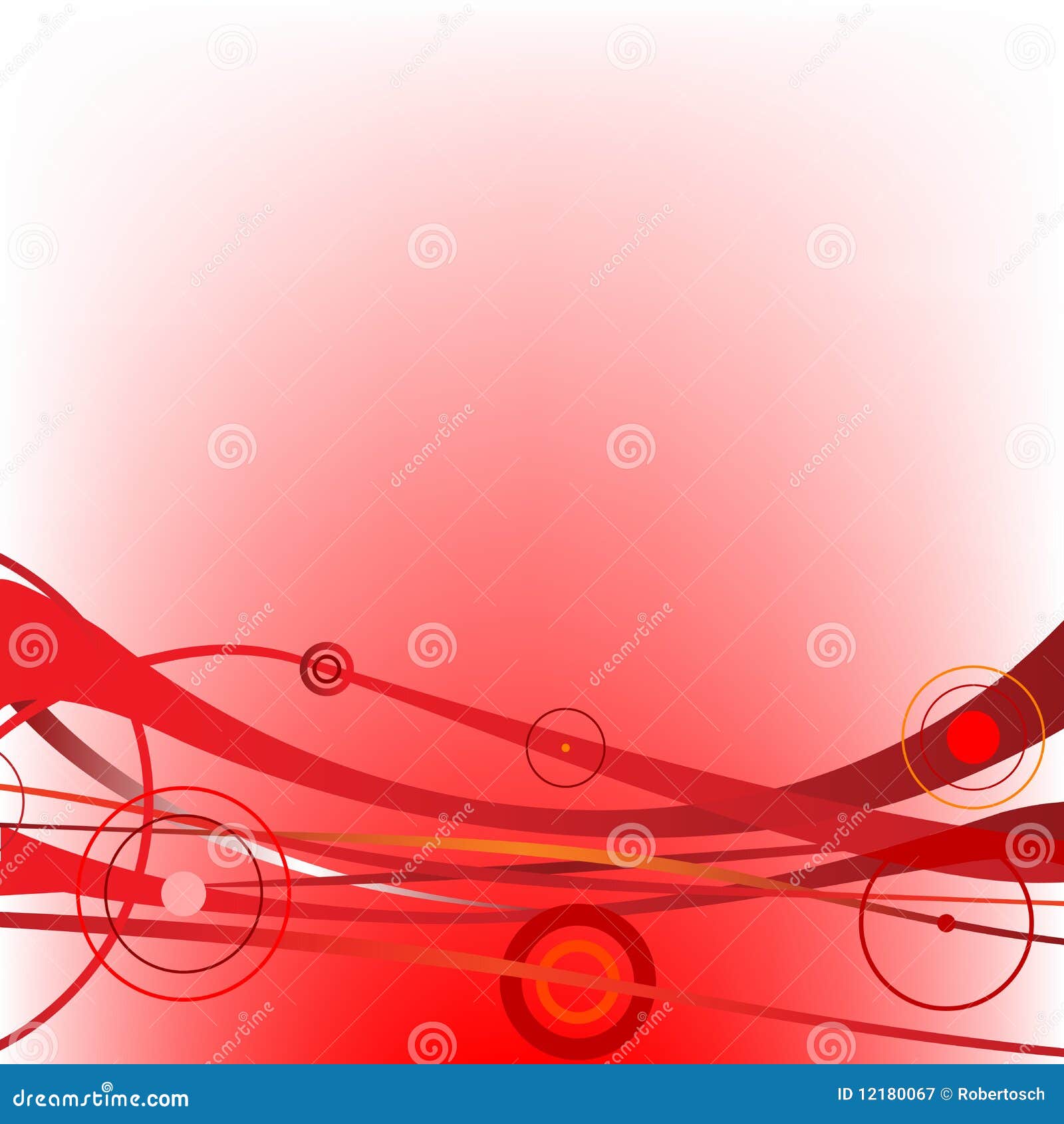 Circle waves red stock vector. Illustration of blur, idea - 12180067