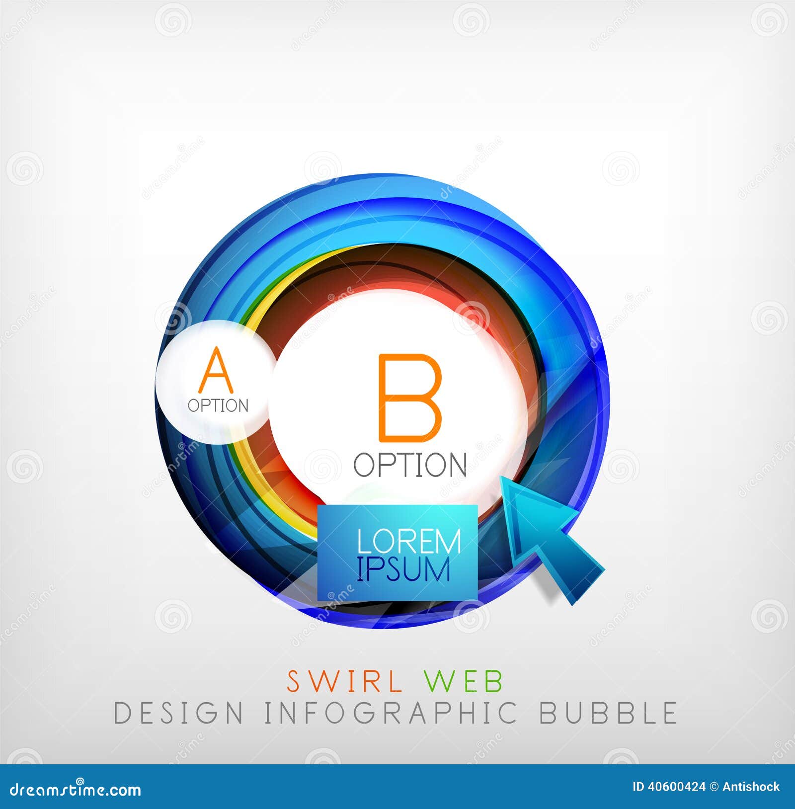 Circle Web Design Bubble | Infographic Elements Stock Vector ...