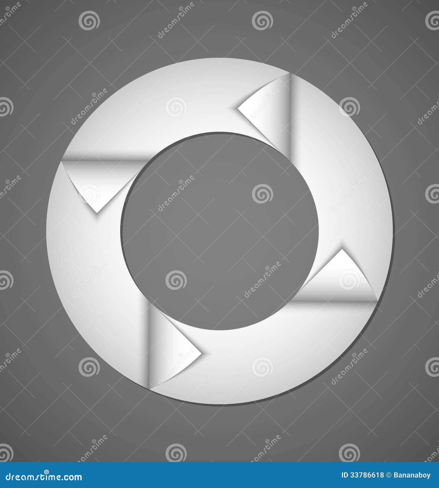 Circle web design element stock vector. Illustration of grey - 33786618